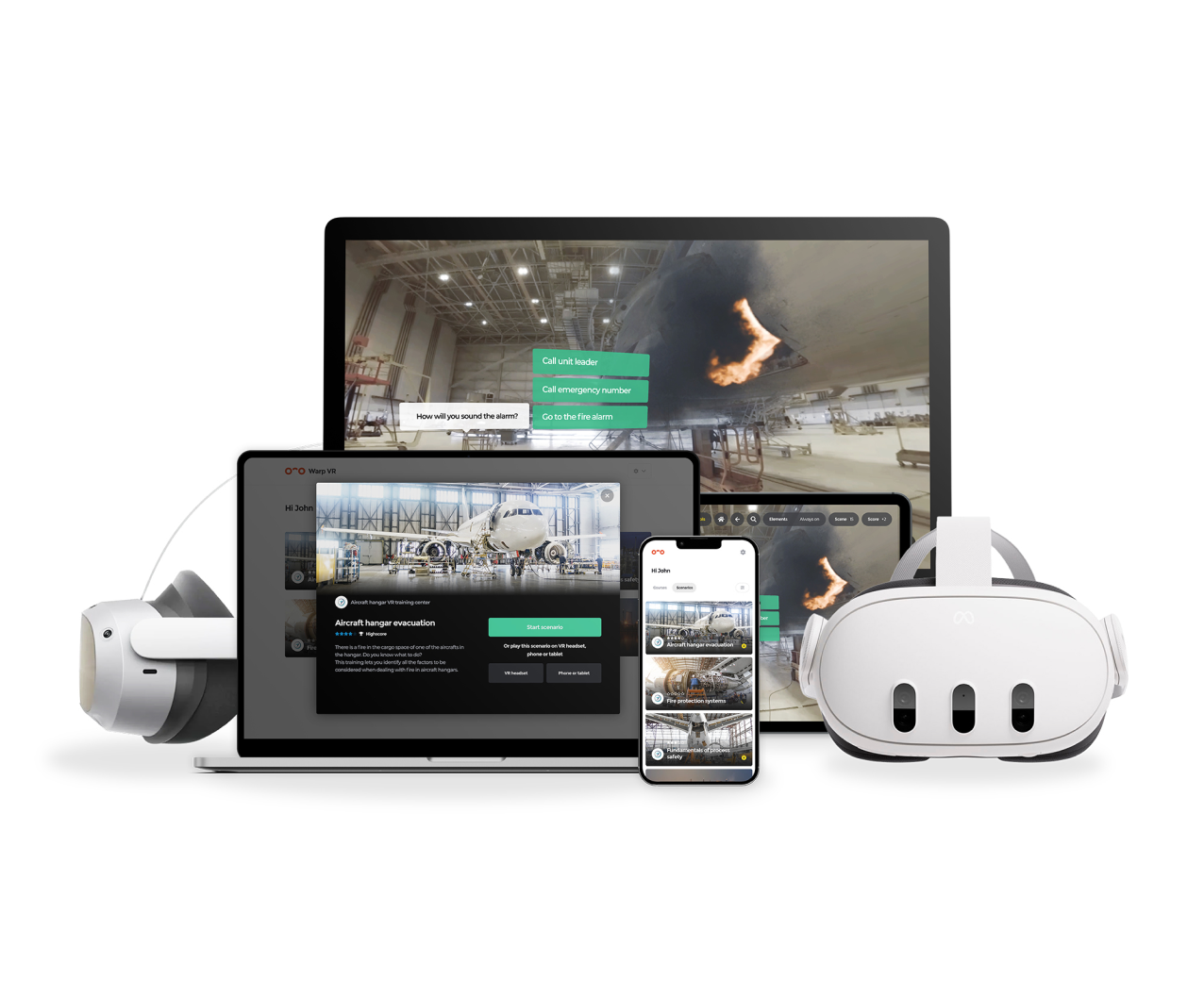 One tool. One workflow. Everything you need to bring training to life. - Warp VR